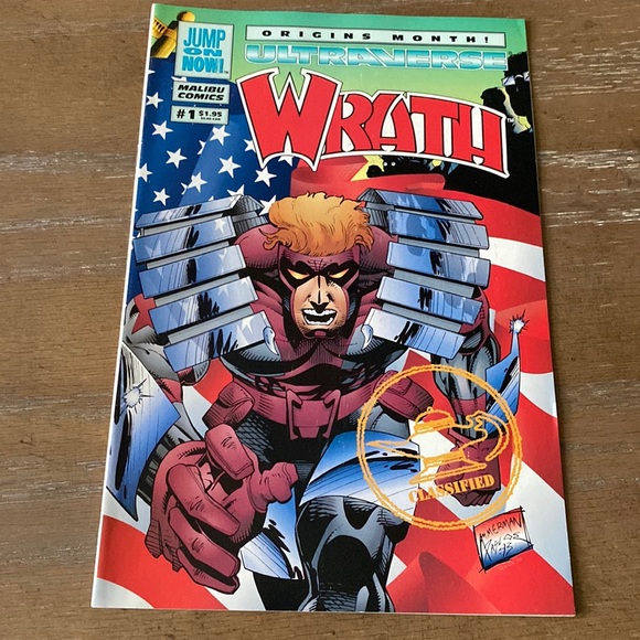 Accessories | Original Ultraverse Wrath Comic Book | Poshmark